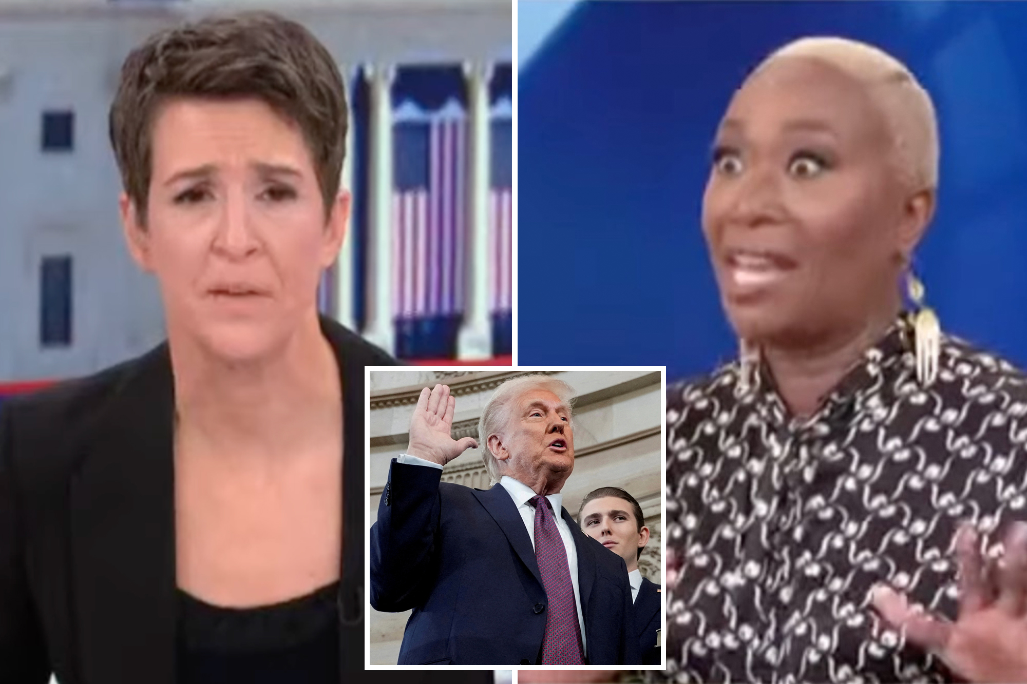 MSNBC anchors Rachel Maddow, Joy Reid triggered by Trump inauguration ...