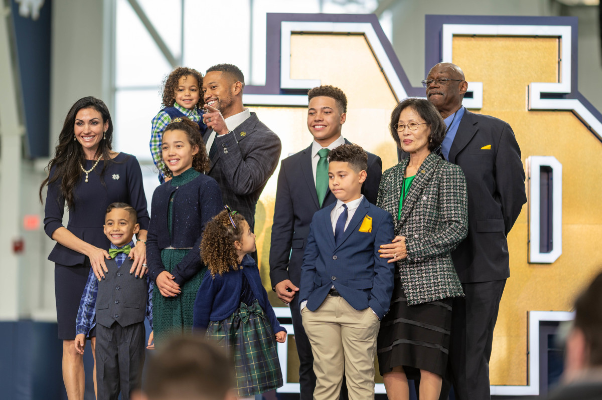 Marcus Freeman Embraces Parents' Diverse Background as Notre Dame Coach ...