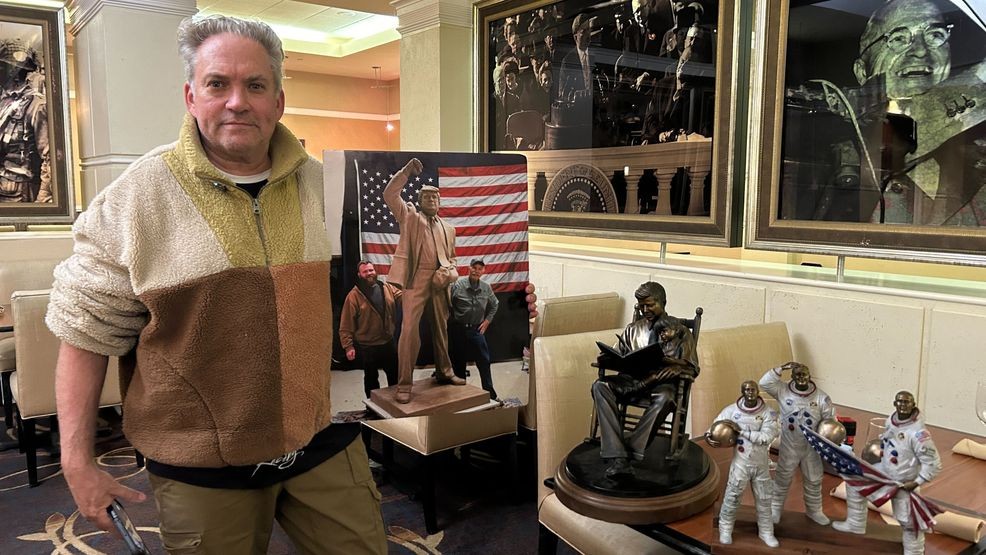 Maryland man builds Donald Trump monument, set to debut in February