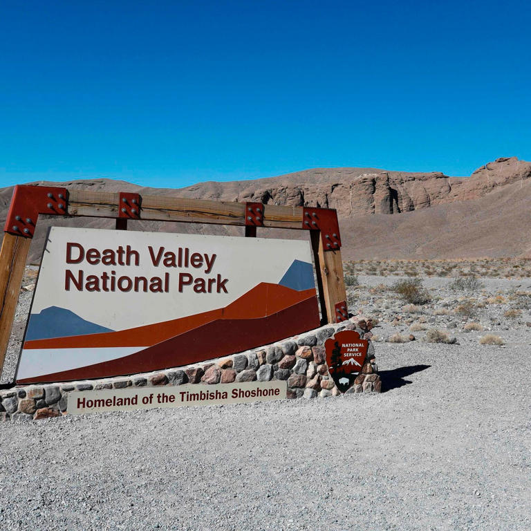 Park Rangers rescue man stranded in steep gully in Death Valley