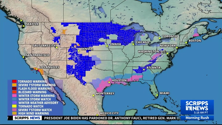 Nationwide Weather Alert: Extreme Cold and Storm Risks