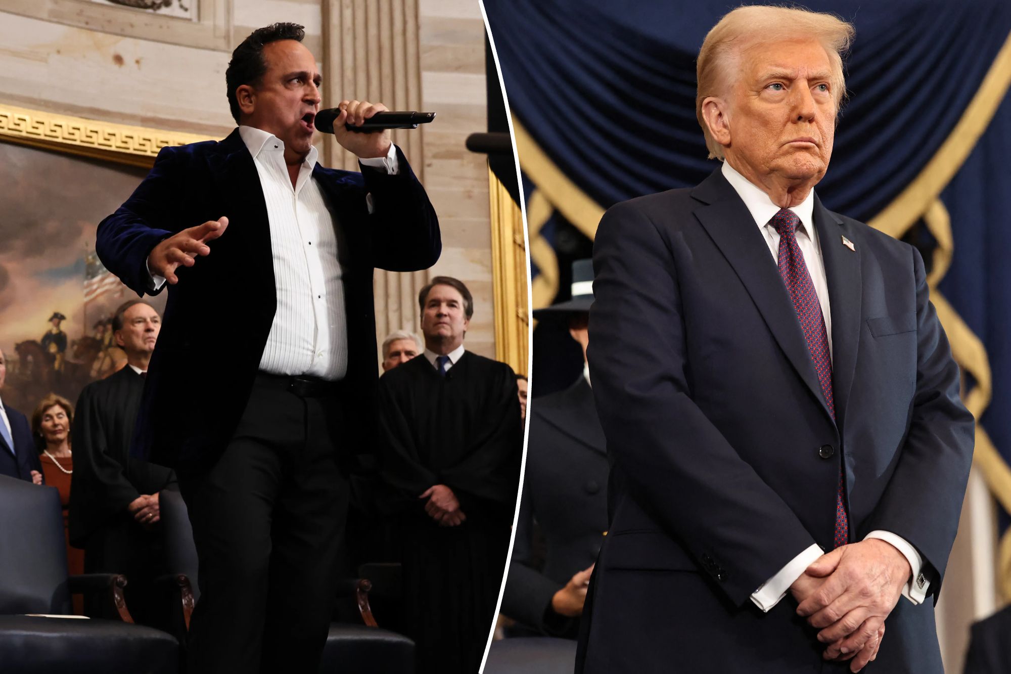 Who is Christopher Macchio, who sang the National Anthem at Trump’s ...