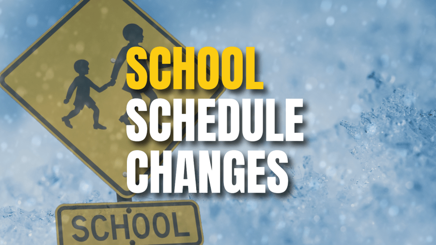 Schools announce schedule changes due to winter weather