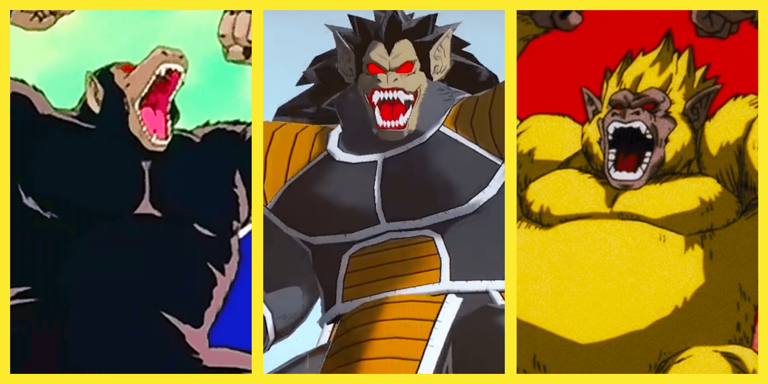Dragon Ball: Characters With Strongest Great Ape Forms