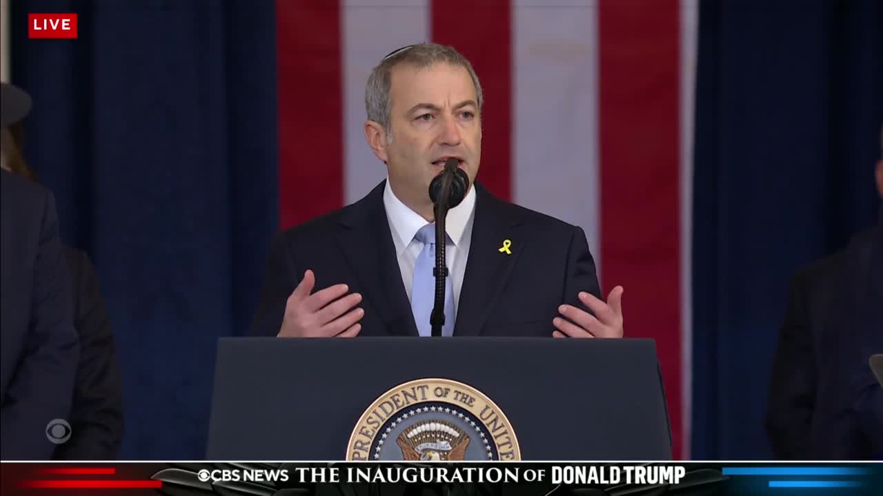 Watch Rabbi Ari Berman's prayer for President Donald Trump during his ...