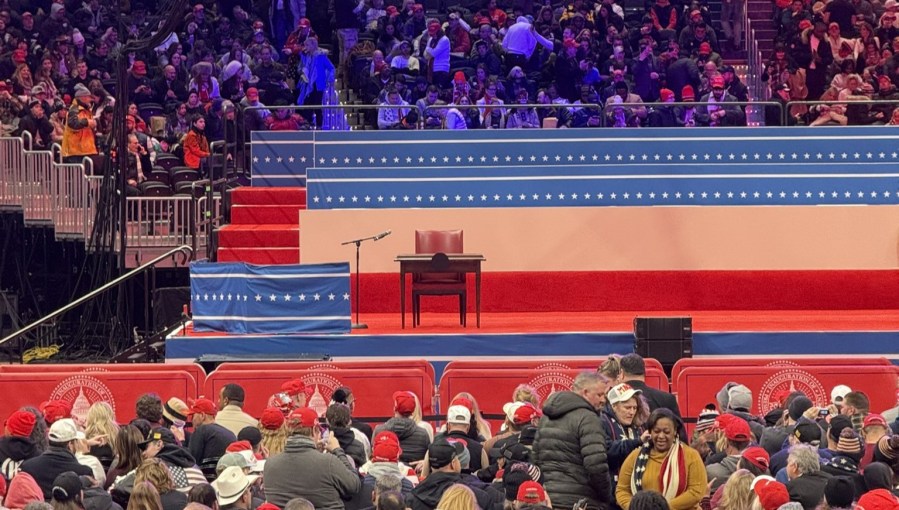 Trump to sign executive orders live at Capital One Arena