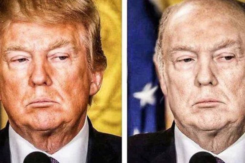 Stunning image exposes how Donald Trump really looks without fake tan ...
