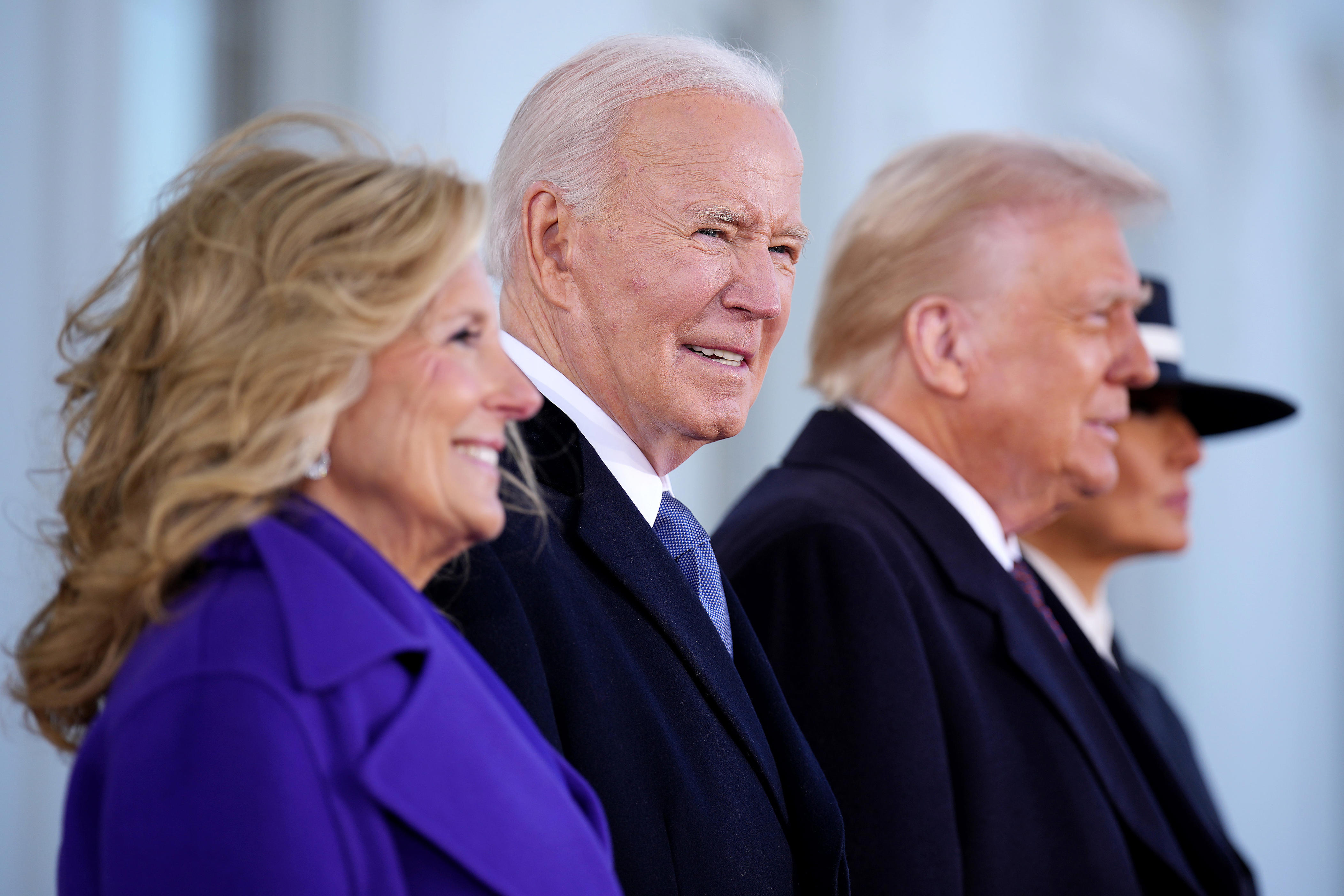 Joe Biden at Inauguration Day 2025: See photos as Biden ushers Trump ...