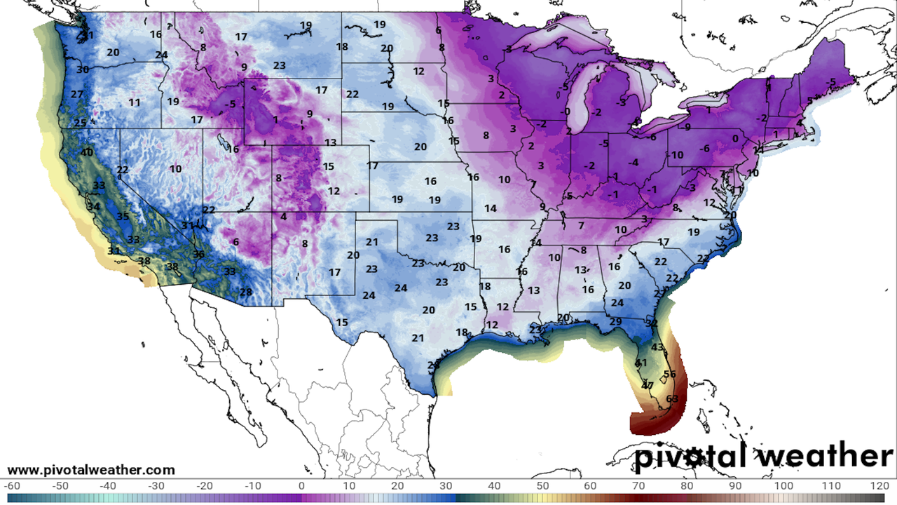 Polar vortex-driven Arctic blast envelops U.S., to bring historic snow ...
