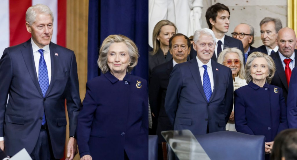 Hillary Clinton Wears Symbolic ‘Peace on Earth' Brooch and Power Suit ...