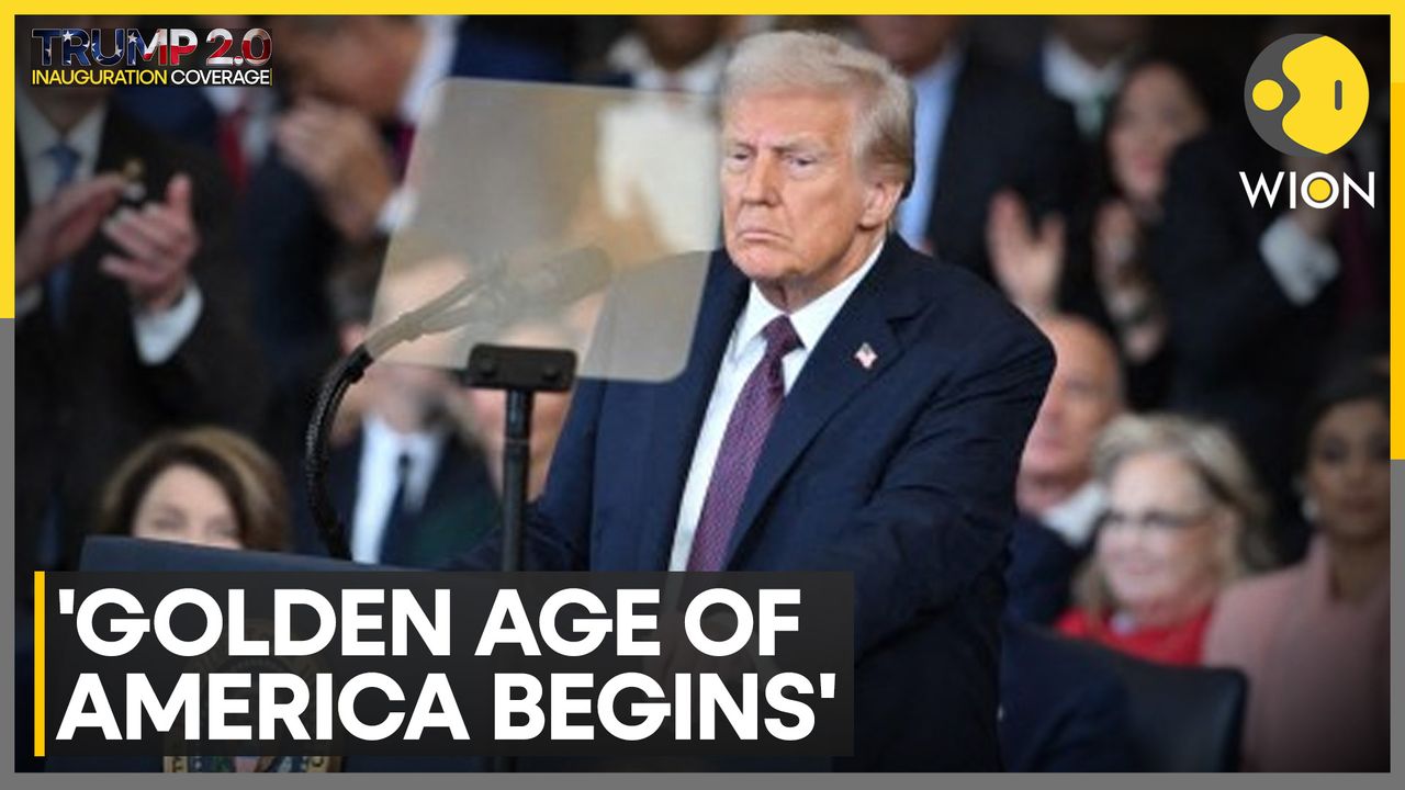 Trump inauguration 2025 | 'Will put America first': Trump at inaugural ...