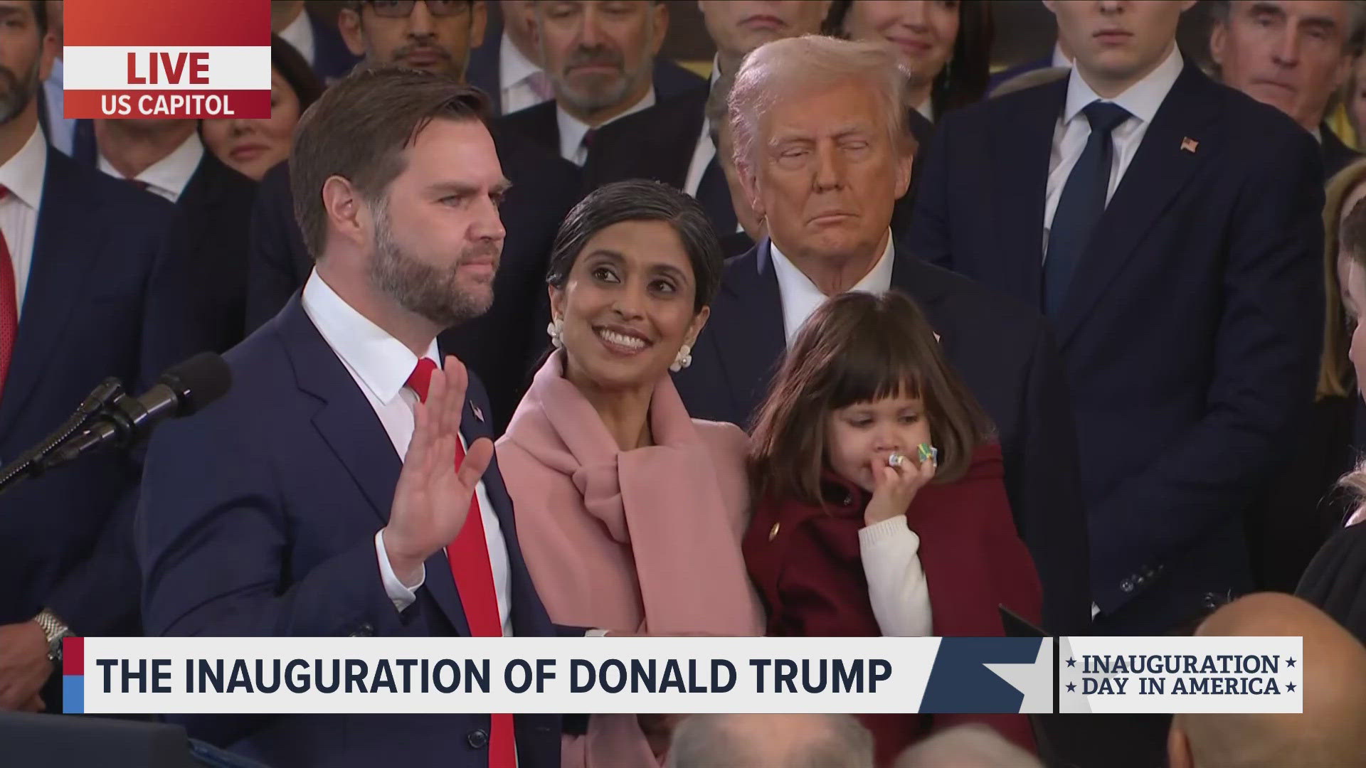J.D. Vance gets sworn in as Vice President of the United States