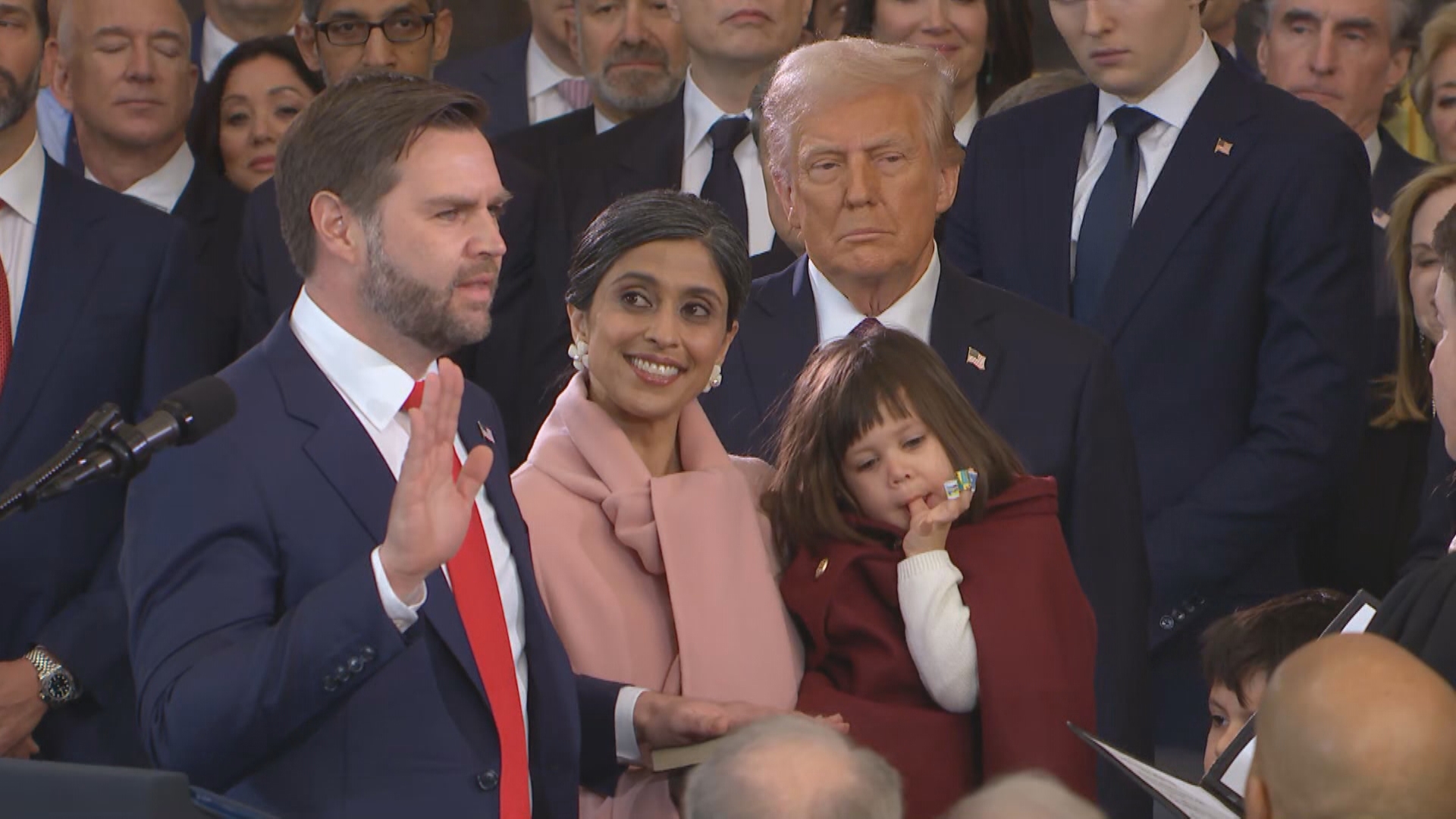 Jd Vance Takes Oath Of Office