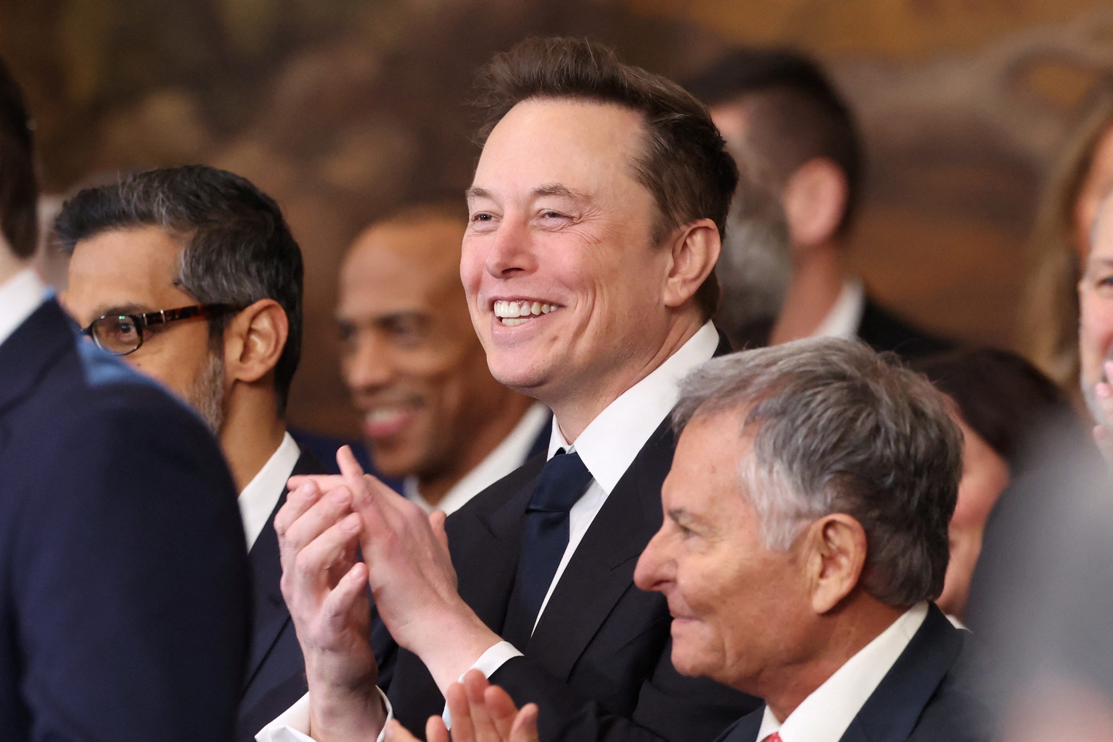Elon Musk at inauguration 2025: See photos of the tech mogul as Donald ...