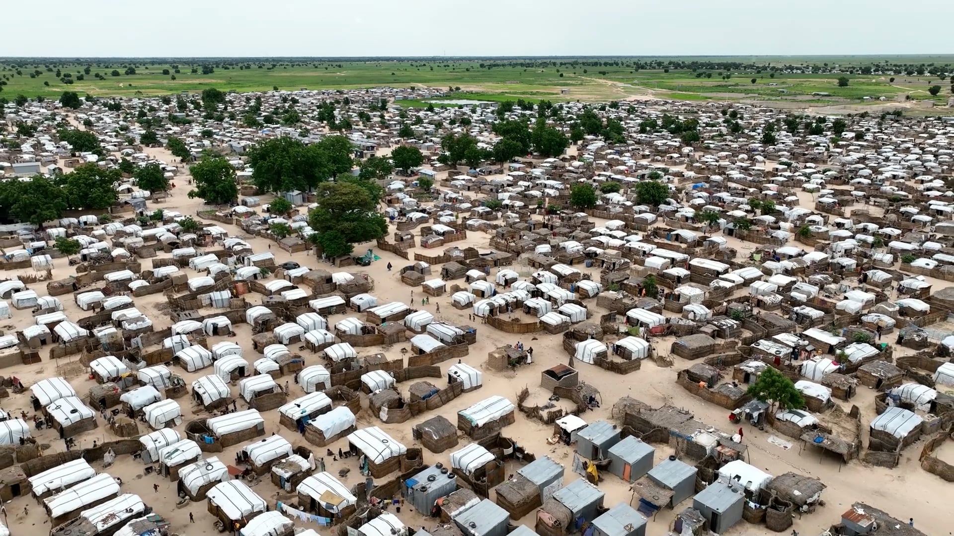 Resilience: Drones Reveal The Struggle North African Refugees Face