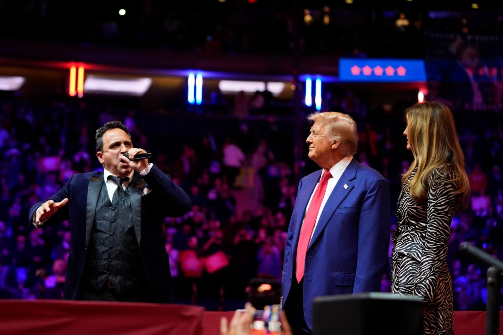 Who is Christopher Macchio, who sang the National Anthem at Trump’s ...