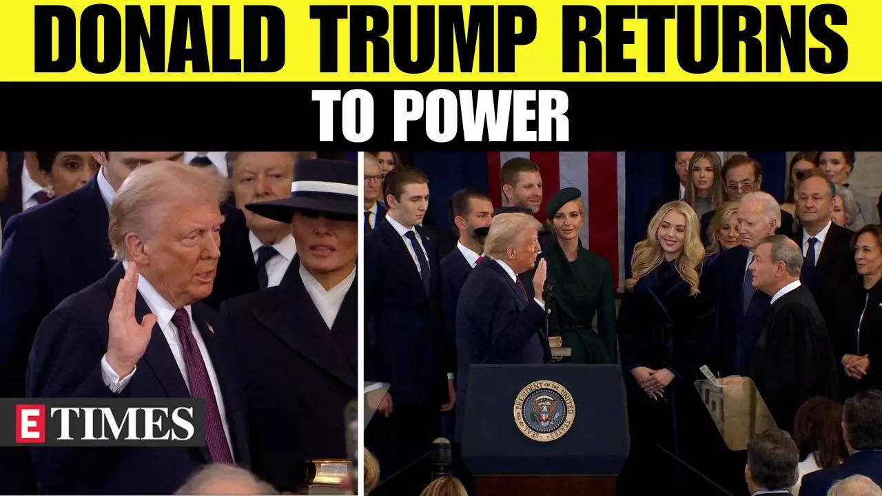Donald Trump Inauguration 2.0: Takes Oath As 47th President Of America ...