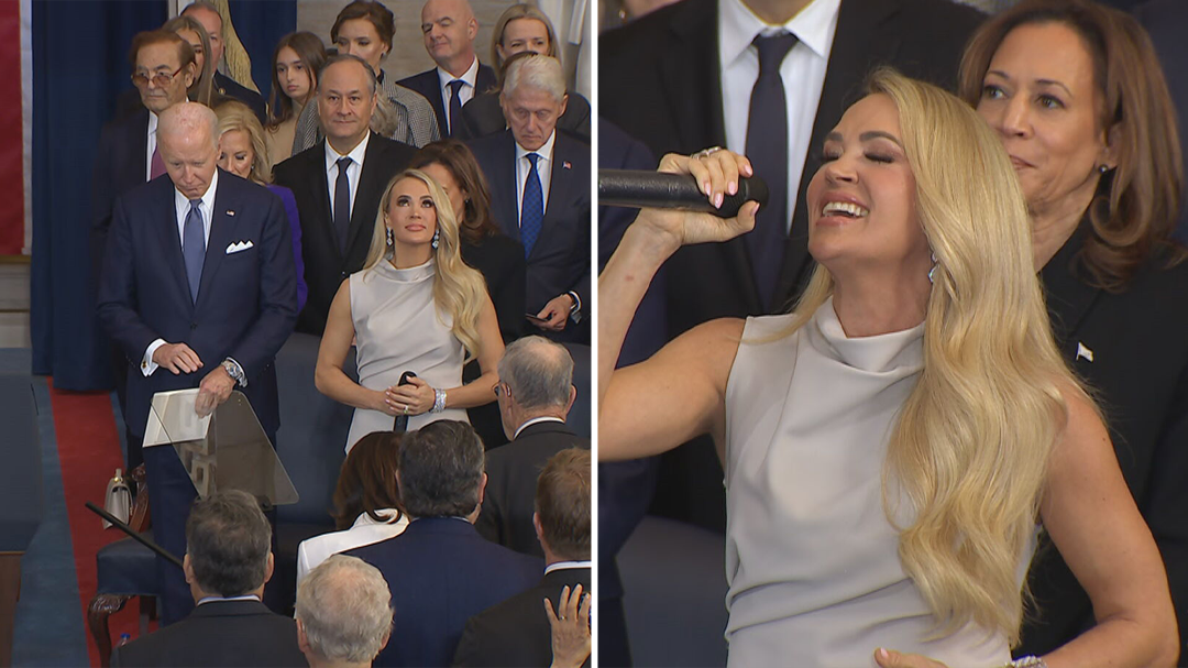 Singer left holding mic in silence at Trump's inauguration