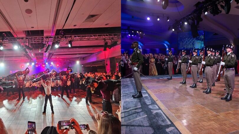 Lil' and Elite Aggie Wranglers, Texas A&M Corps of Cadets participate ...