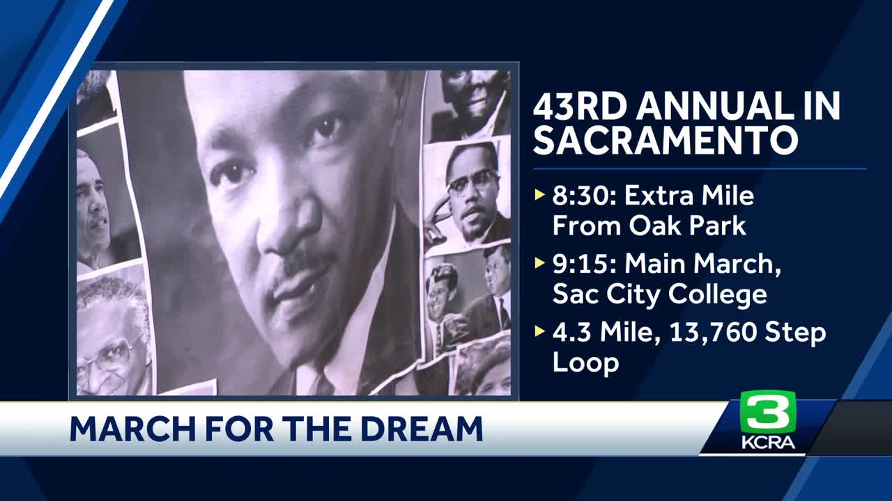 March for the Dream MLK event at Sacramento City College