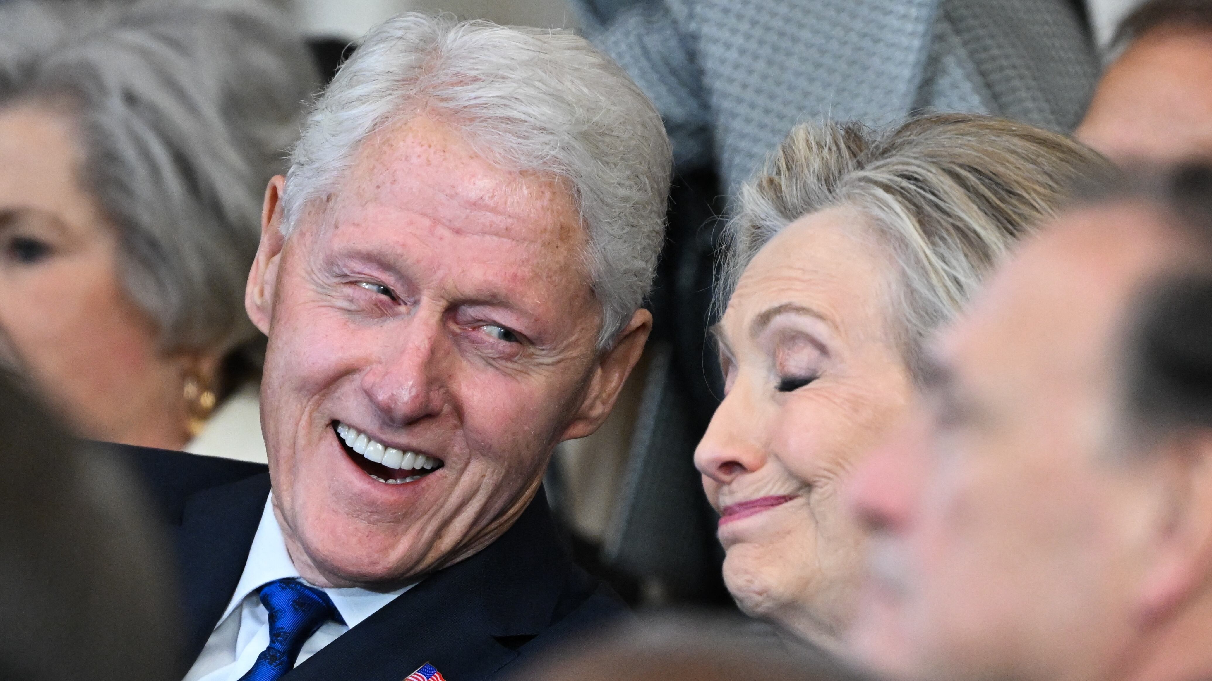 Bill and Hillary Clinton Share a Snarky Reaction to Trump’s ...