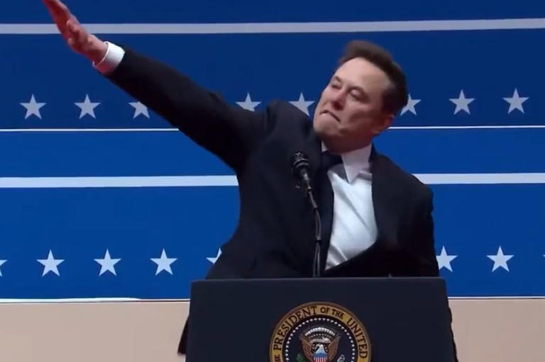 Elon Musk accused of making 'Nazi salute' three times during Trump ...