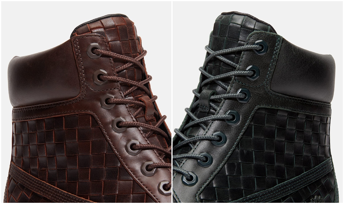 Timberland's New Premium Woven Boots Are Being Compared to Bottega Veneta