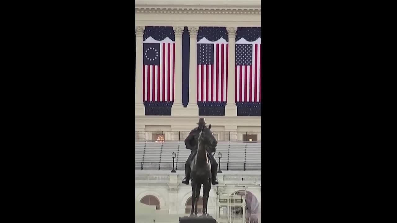 Inauguration Day: Morning in Washington, DC before Trump is sworn in