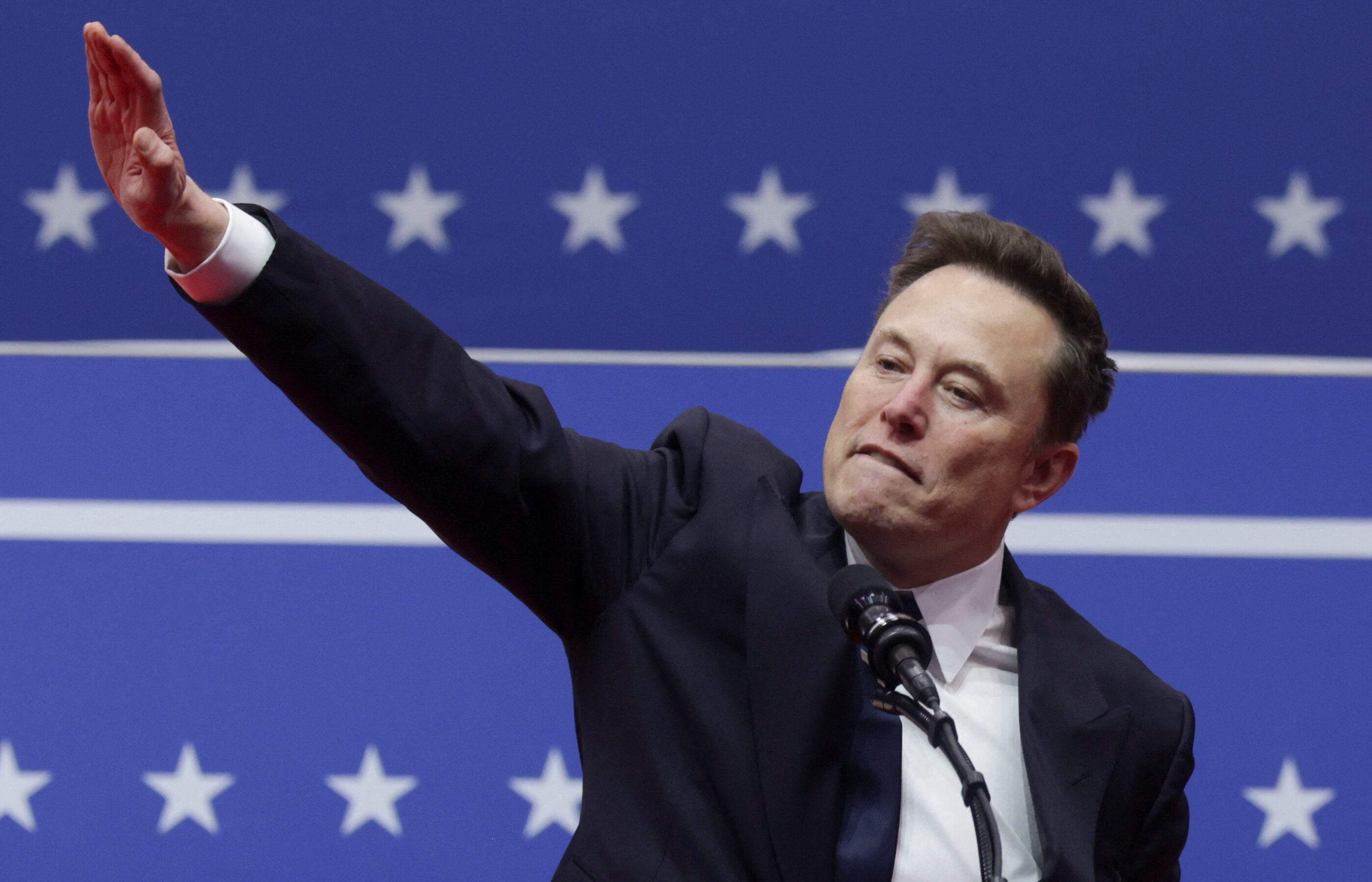 Elon Musk Shocks With Nazi-Like Salute at MAGA Rally