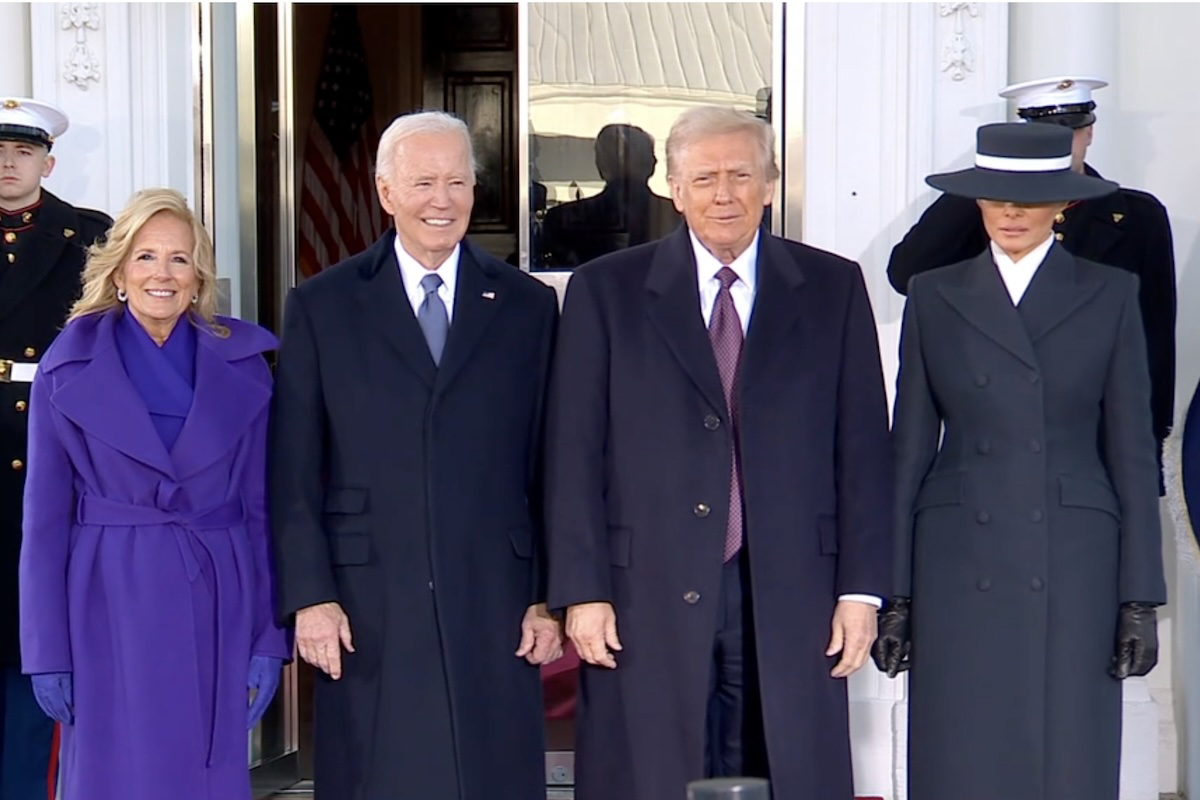 Melania Trump Turns Heads with Iconic Hat and All-American Inaugural Outfit Melania Trump Turns Heads with Iconic Hat and All-American Inaugural Outfit