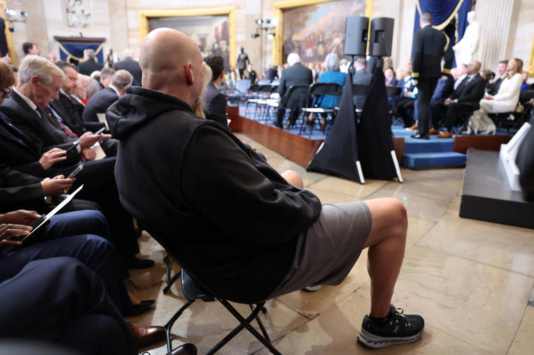 Internet Divided Over Democrat Senator John Fetterman Wearing Gym ...