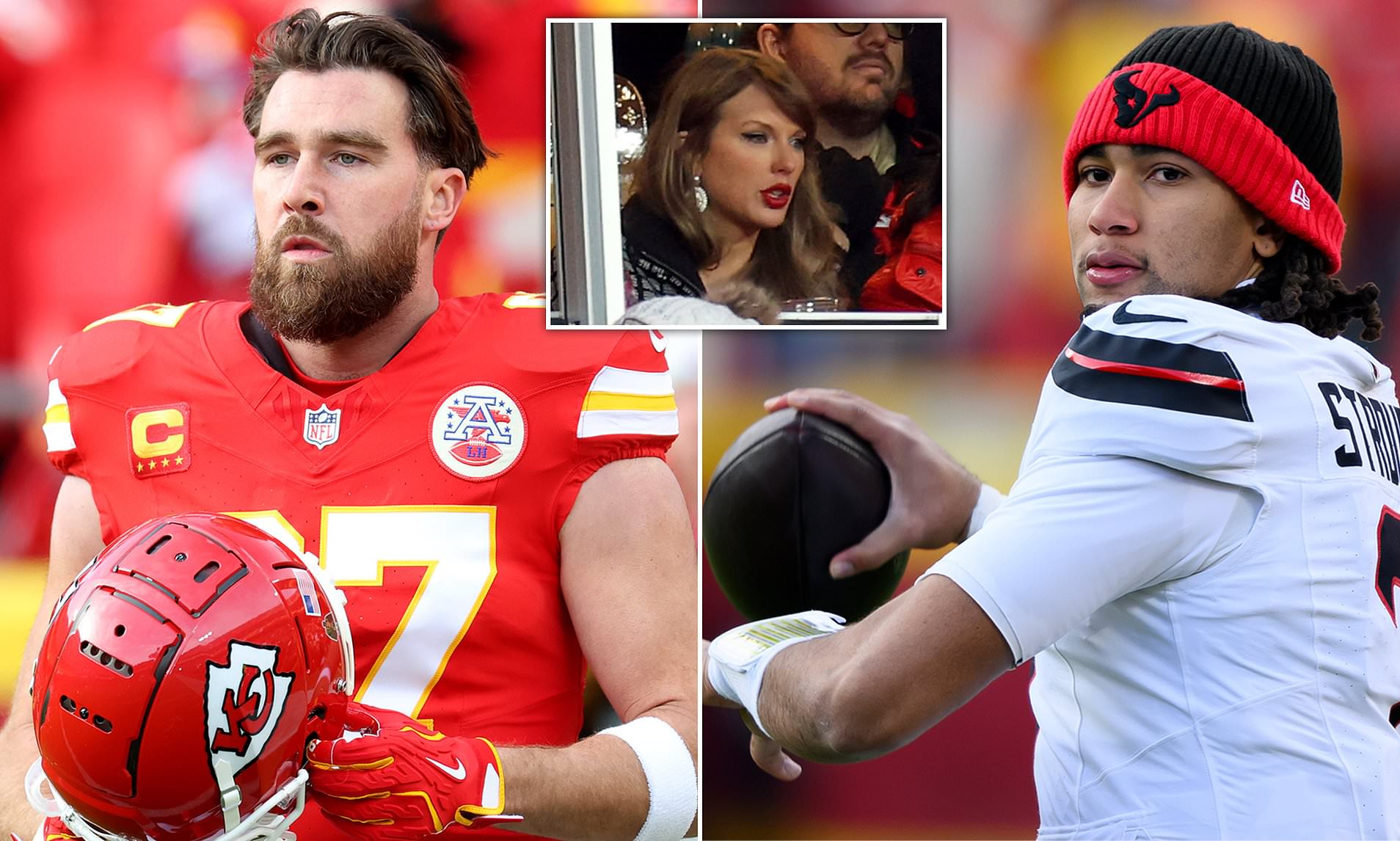 ESPN reveals Texans-Chiefs playoff game - with Taylor Swift in the ...