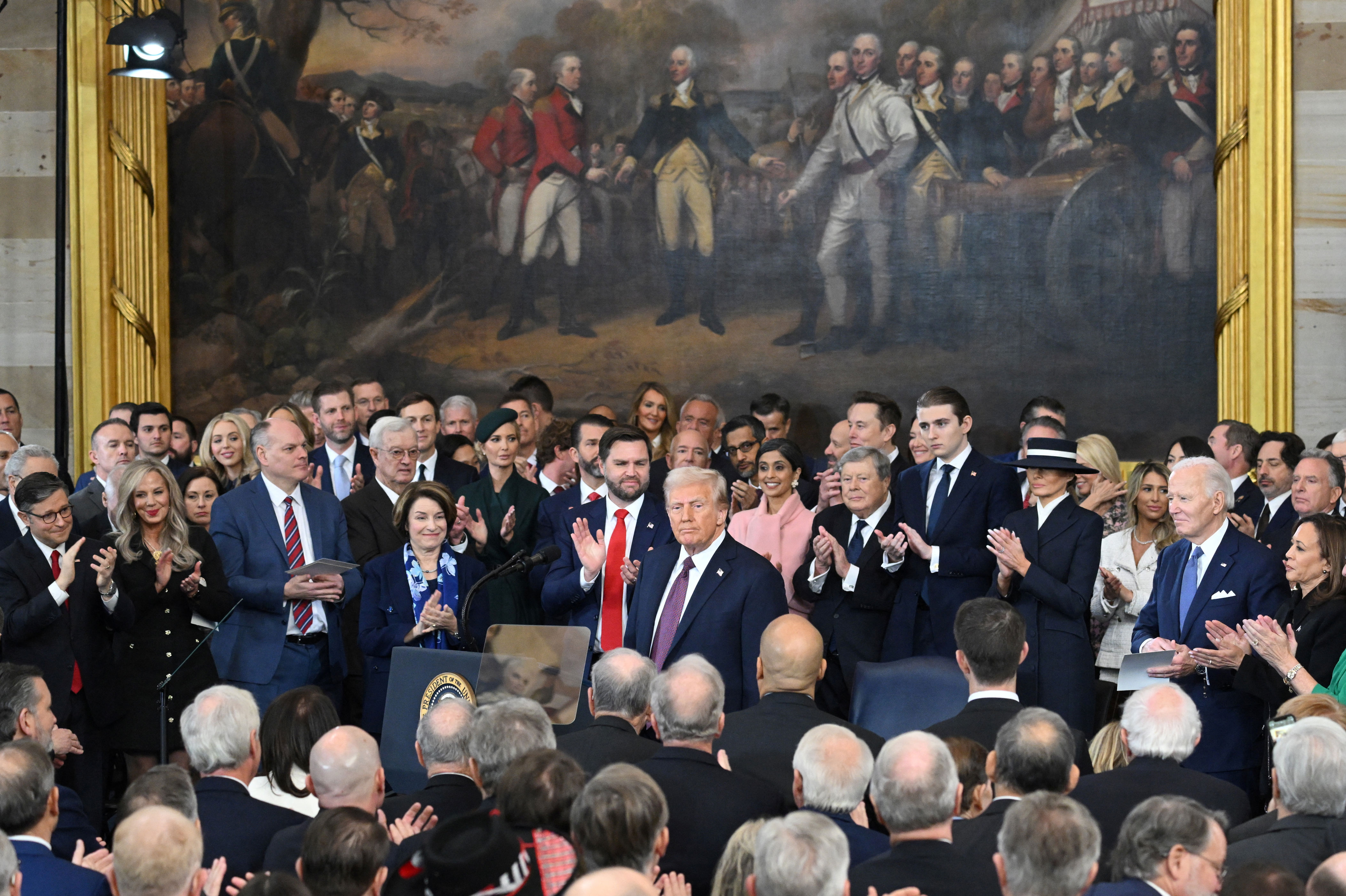 Trump inauguration photos: From his arrival at the White House to his ...