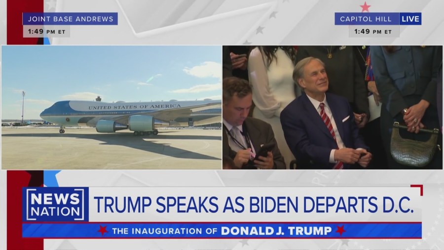 President Trump praises Texas Governor, discusses border wall on ...