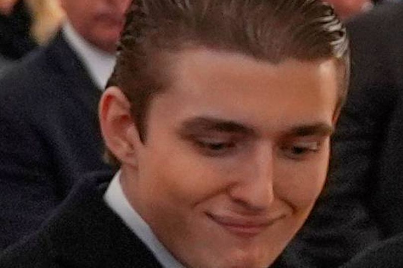 Is Barron Trump going bald? Teen's 'receding hairline' at dad's ...