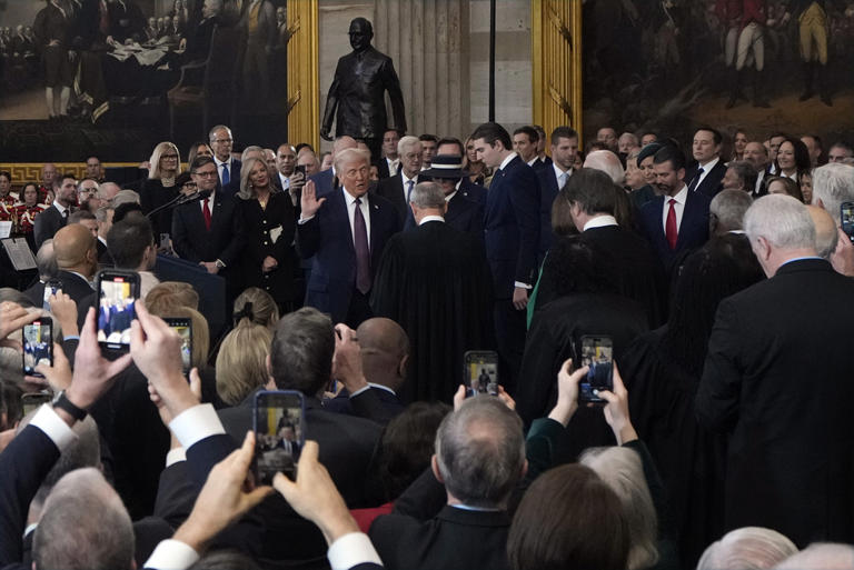 Inside the intimate inauguration: Close-up encounters between political ...