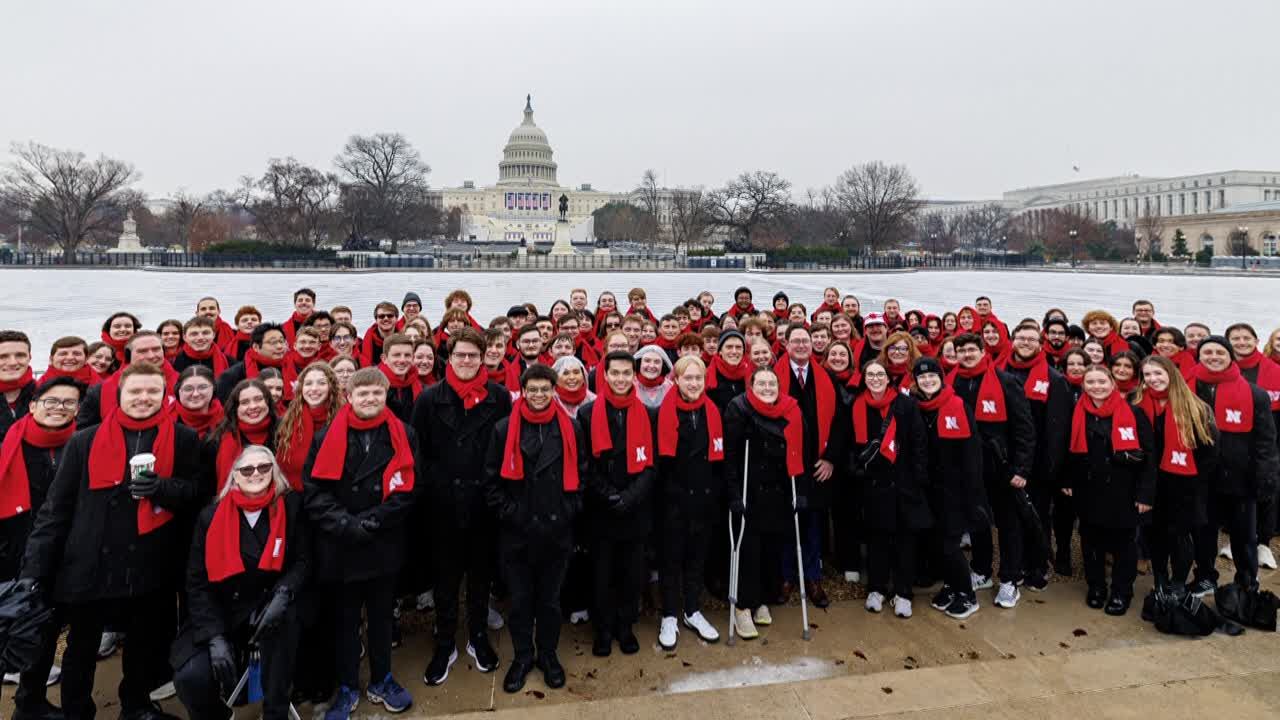 University of Nebraska-Lincoln choir performs at Trump’s inauguration