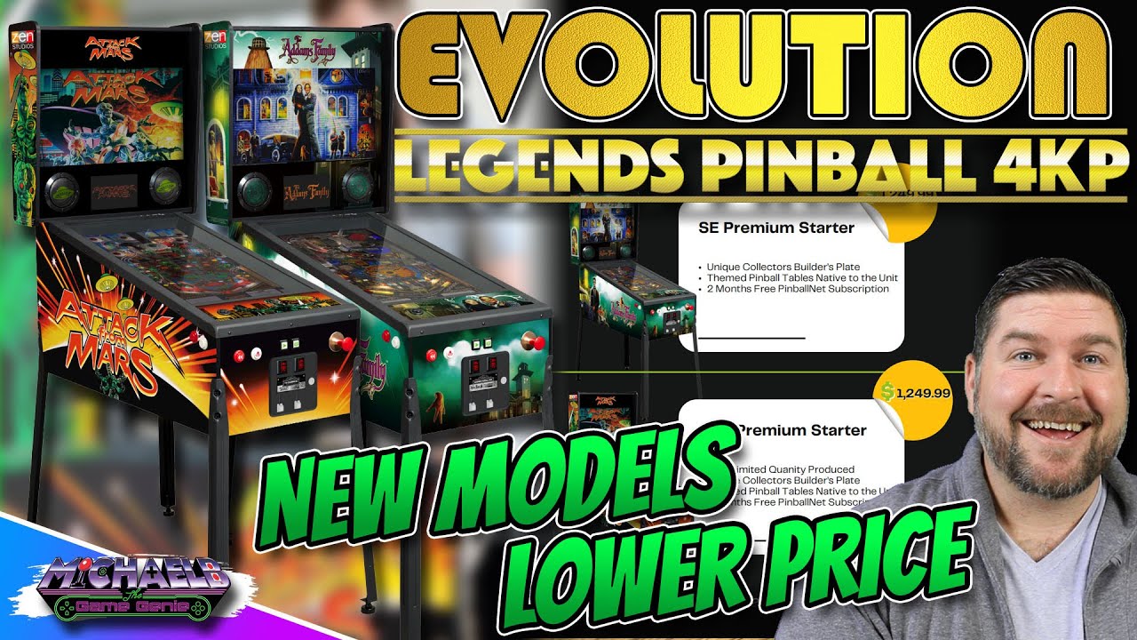 AtGames Legends Pinball 4K: New Models, Lower Price! Evolution of the ...