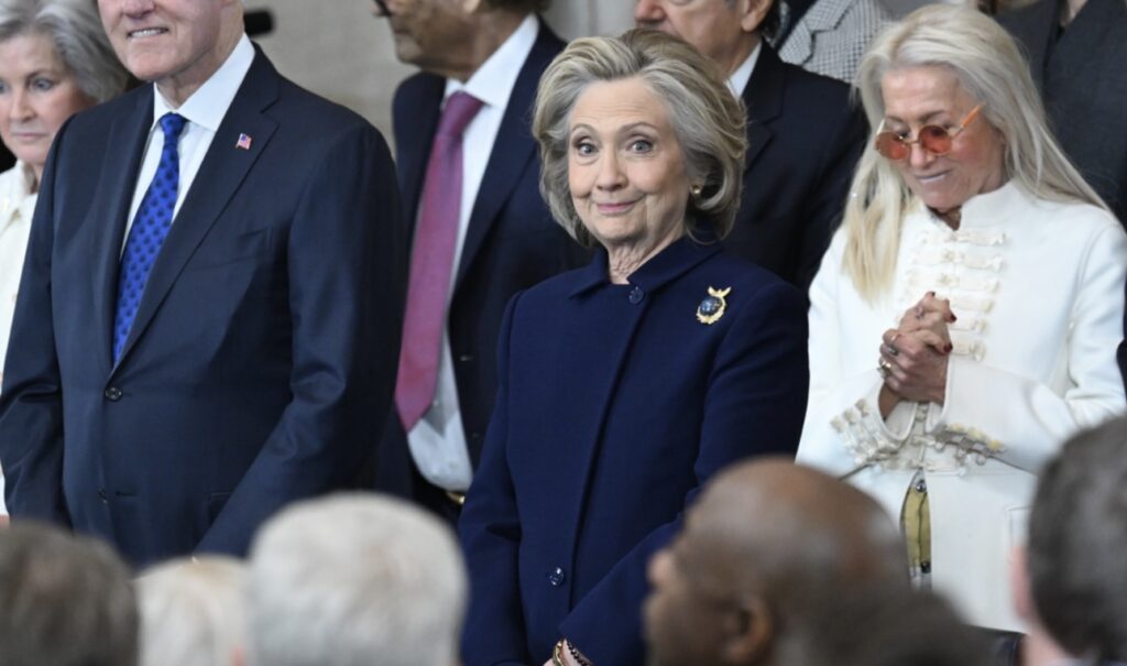 Hillary Clinton Seen Cackling As Donald Trump Suggests Renaming The ...