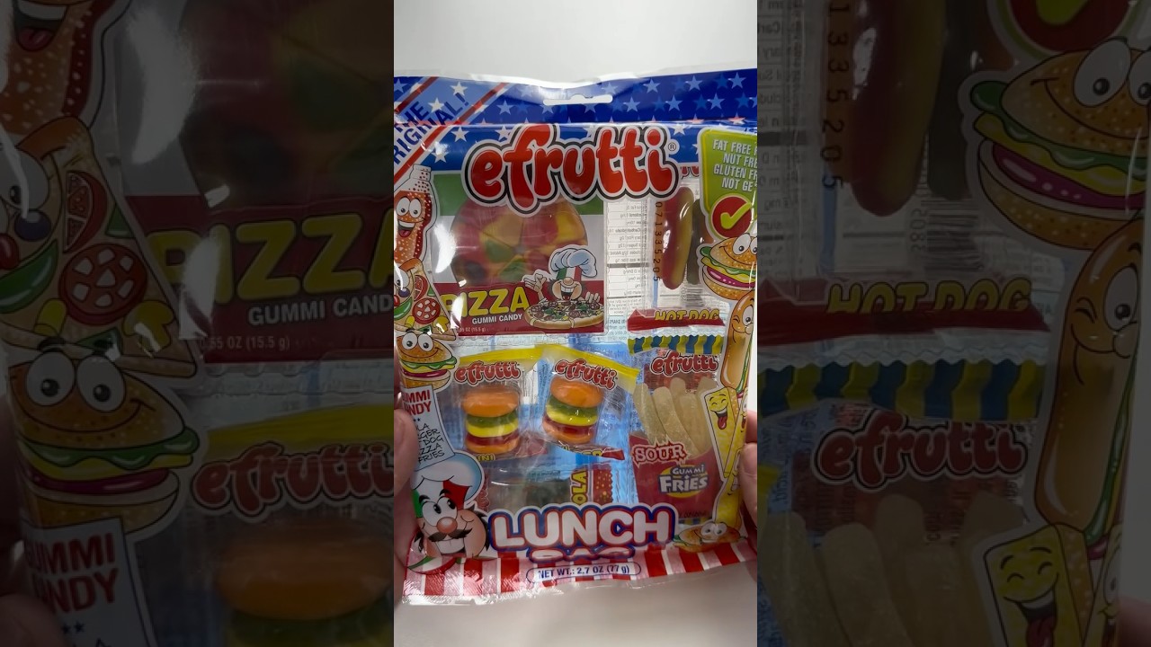 Watch how I pack only gummy foods for lunch