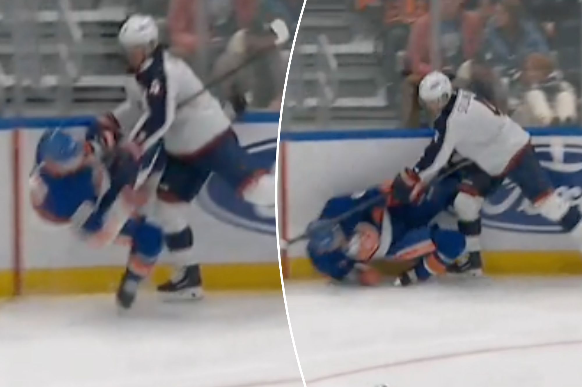 Noah Dobson exits with apparent leg injury in major Islanders concern