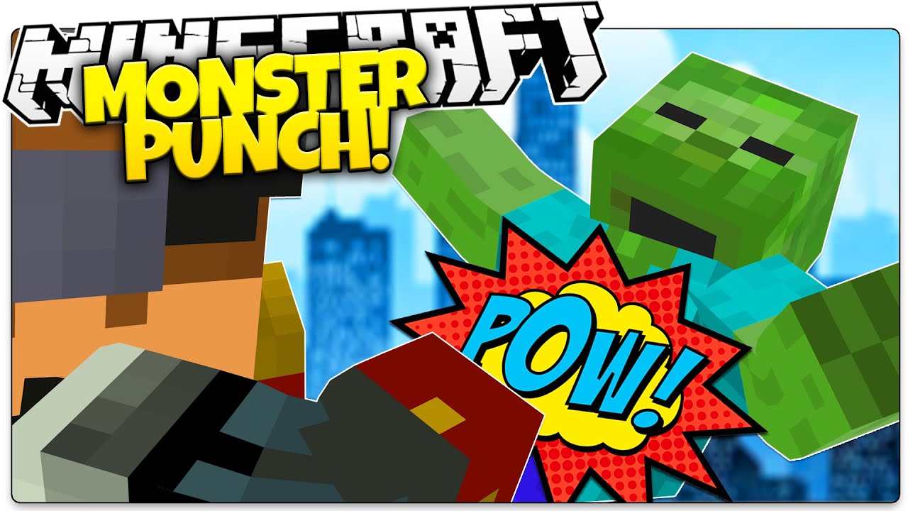 Minecraft | MONSTER PUNCH (Minecraft Custom Mini Game)