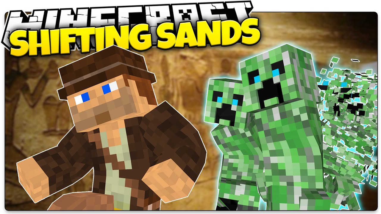 Minecraft | SHIFTING SANDS | Use Creeper Blasts To Navigate The Tomb ...