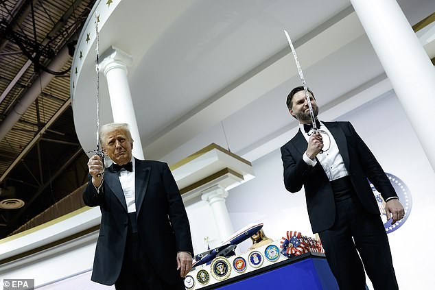 Donald Trump and Melania hit three inaugural balls in one night