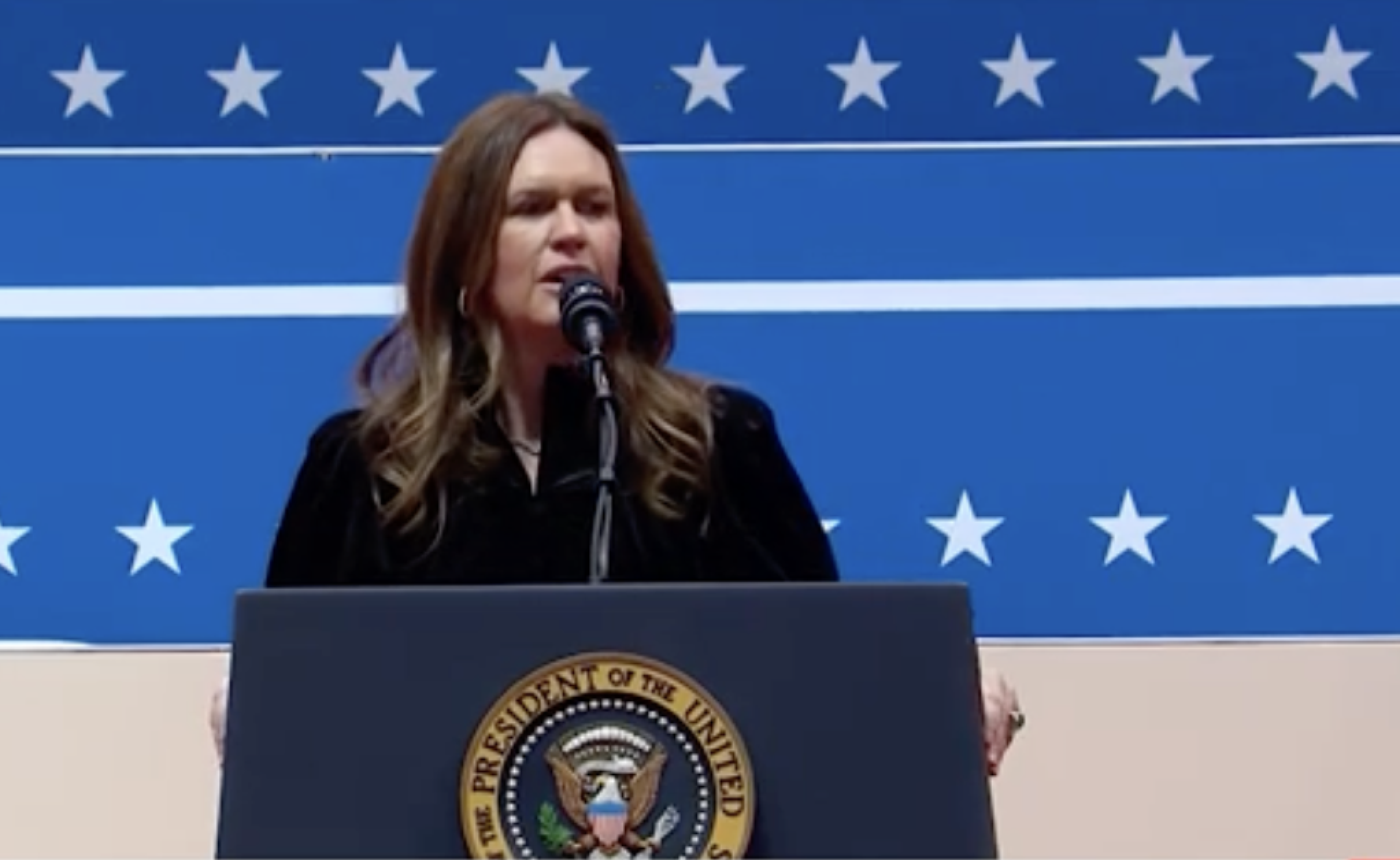 'The Wait Is Over': Sarah Huckabee Sanders Takes Victory Lap During ...