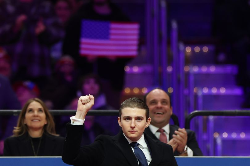 Barron Trump proves 'he's his father's son' with very rare cheeky ...