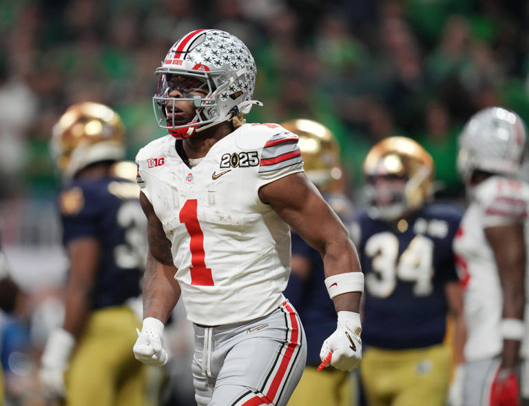 Watch: Ohio State's Quinshon Judkins scores second TD vs. Notre Dame