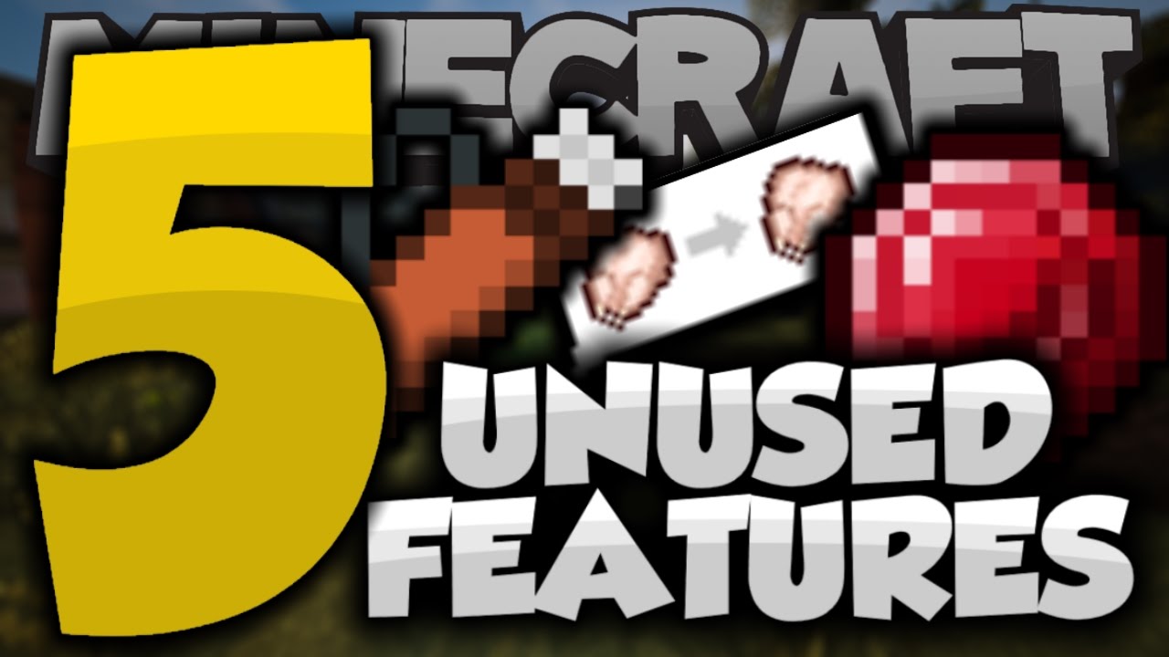 5 Minecraft Unused Features & Items! - Things You Didn't Know About ...