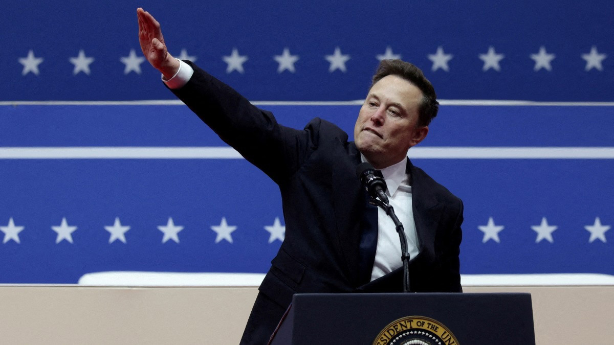 Elon Musk's back-to-back 'Nazi salutes' at Trump event sparks controversy Elon Musk's back-to-back 'Nazi salutes' at Trump event sparks controversy