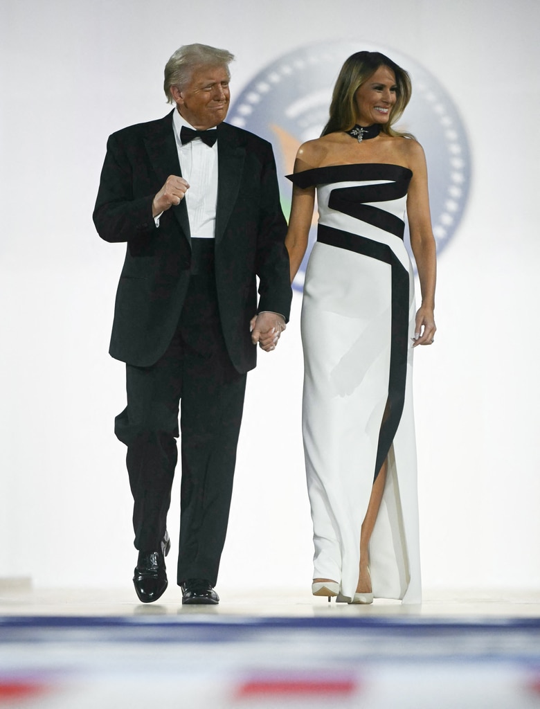 See First Lady Melania Trump's Bold Inauguration Ball Dress